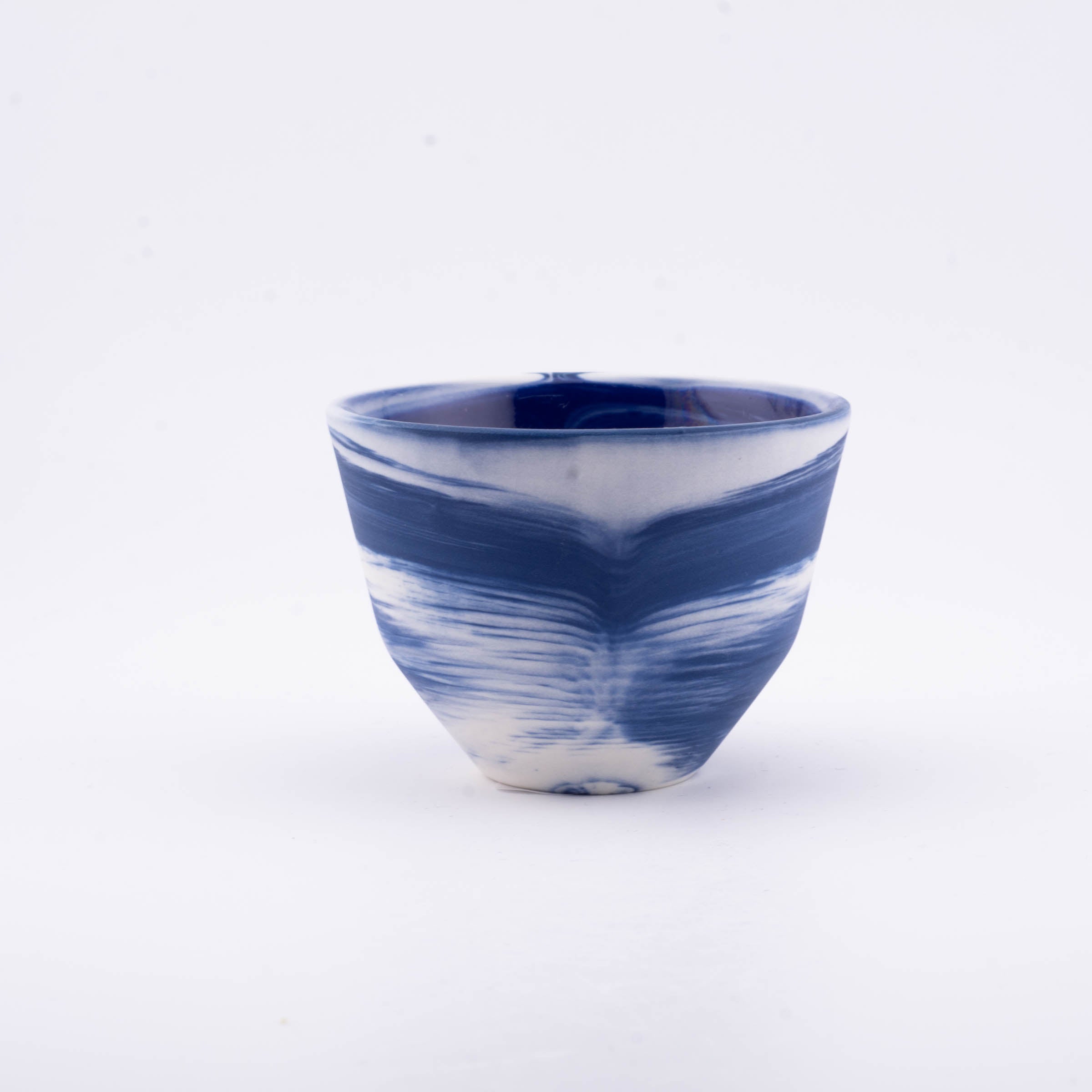 Handcrafted Porcelain Coffee Cup | Unique Mix Wave – MK STUDIO
